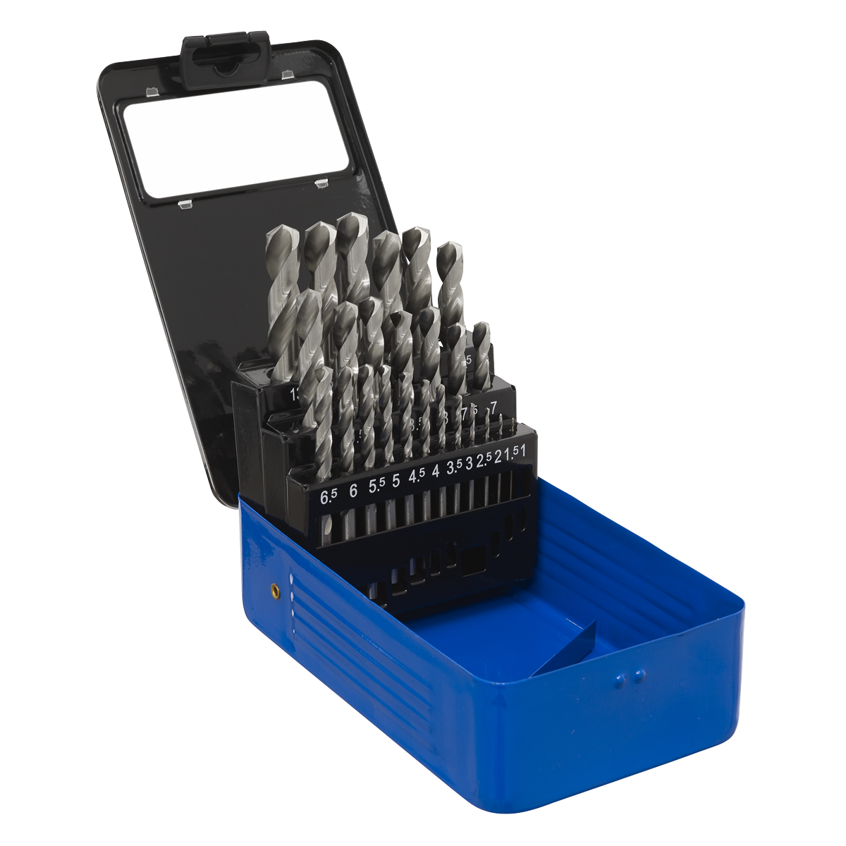 HSS Fully Ground Drill Bit Set 25pc